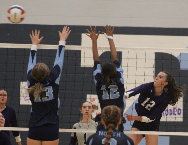 SERVES, NERVES: South volleyball gets 3-1 win over North | News, Sports ...